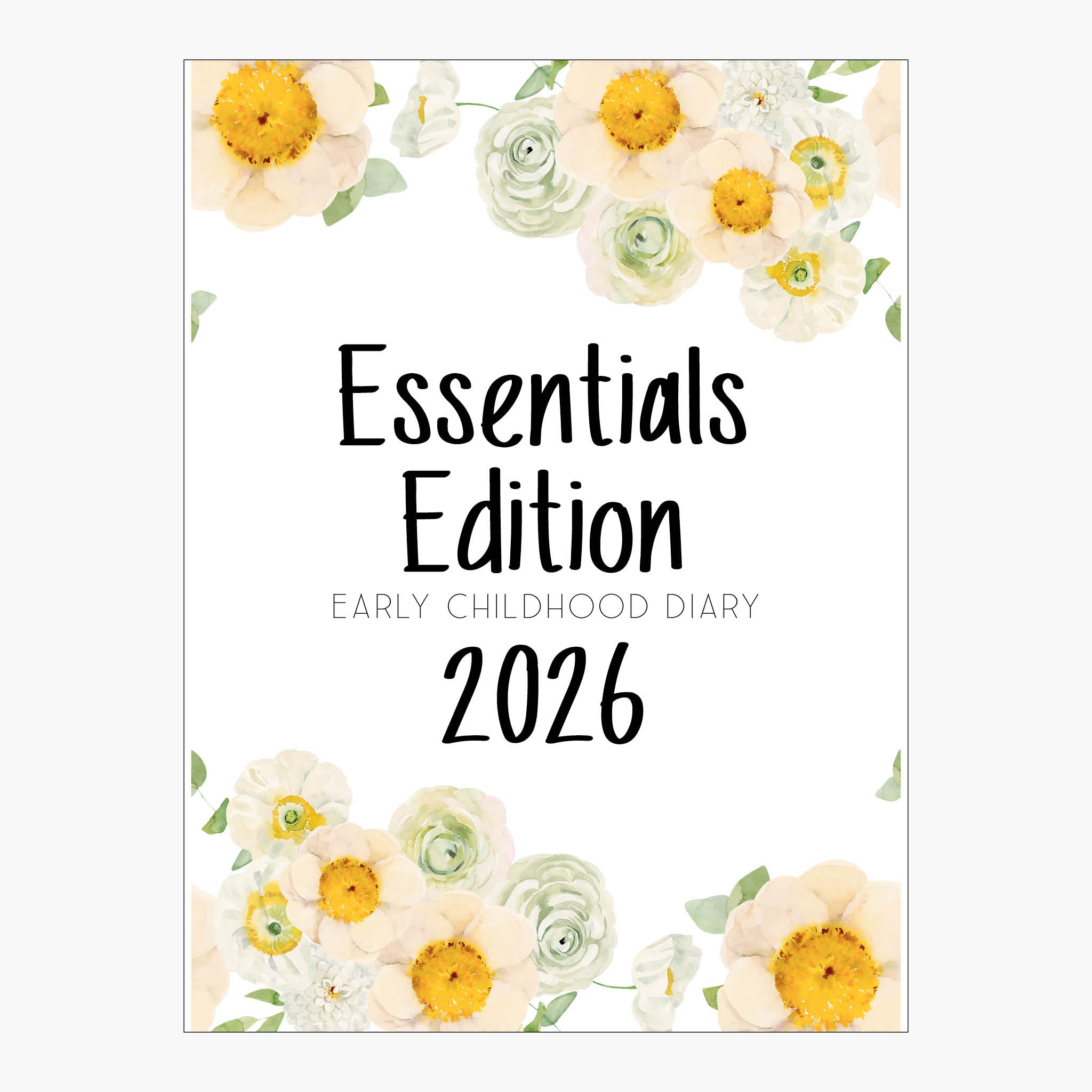 2026 Early Childhood Diary - Essentials Only – Home & Harry NZ